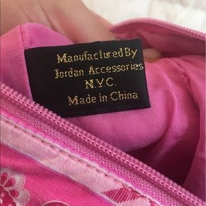 Jordan Accessories | Bags | Small Tote Pink Paisley Bag | Poshmark